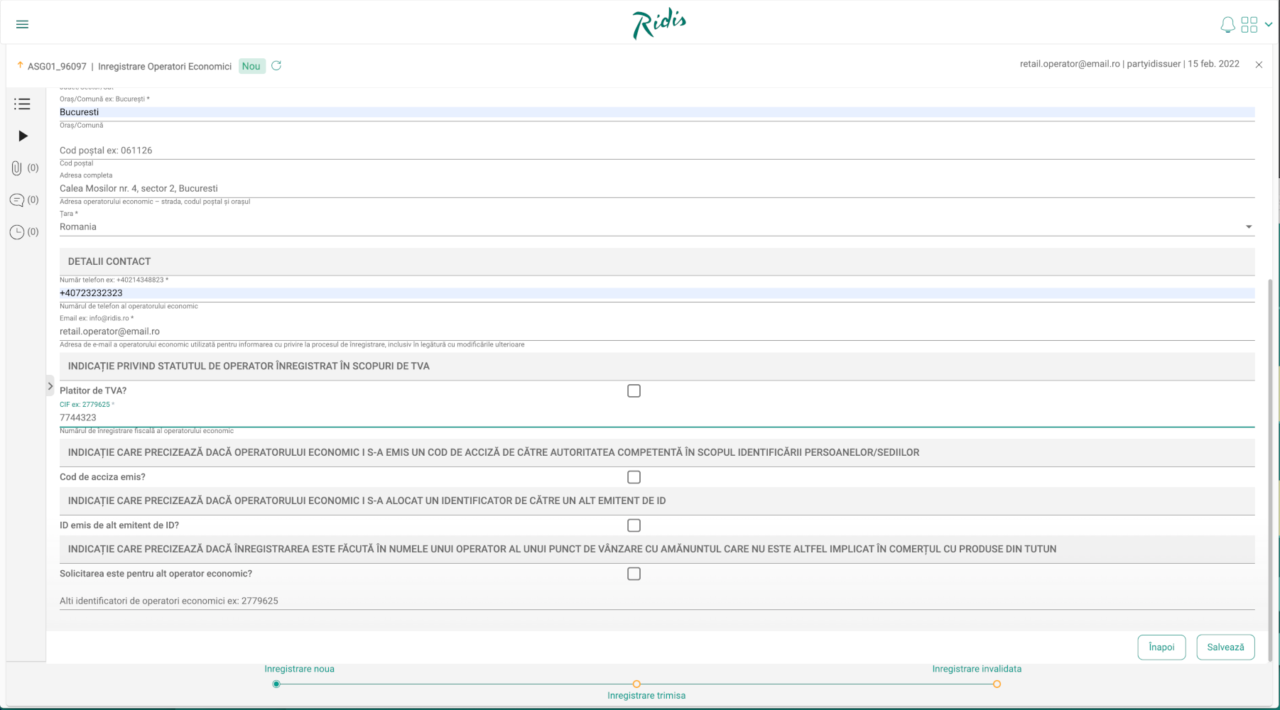 Manual utilizare operatori | ridis.ro