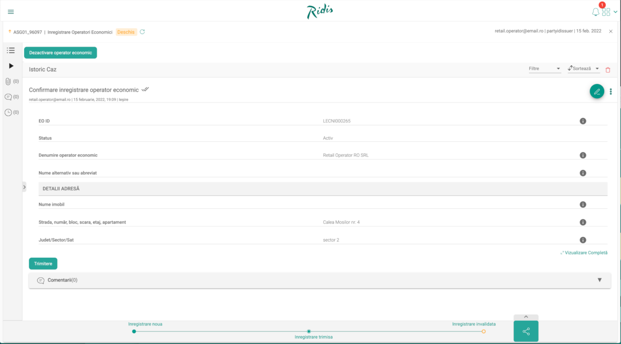 Manual utilizare operatori | ridis.ro