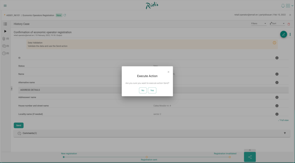 User manual | ridis.ro