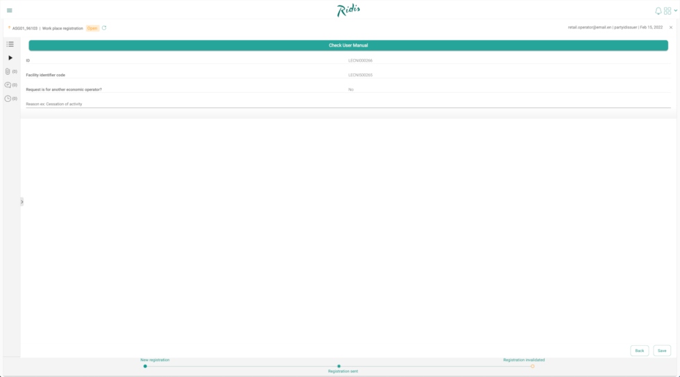 User manual | ridis.ro